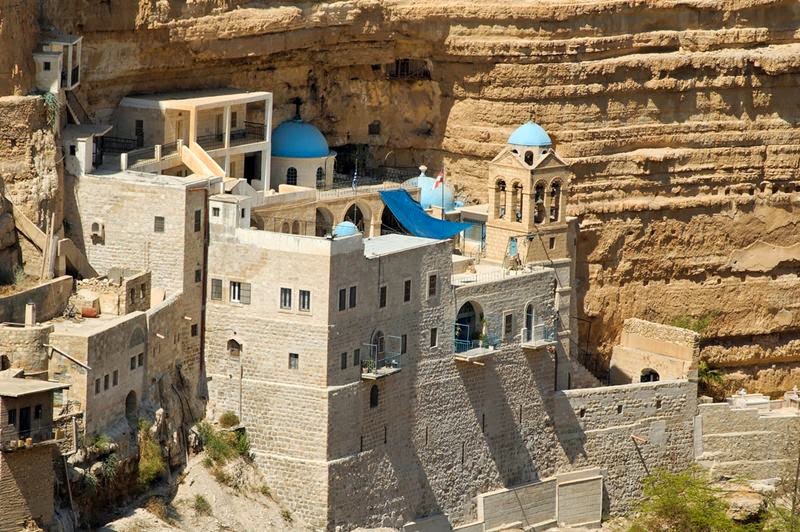 The Hanging Monastery of St. George in the Judean Desert