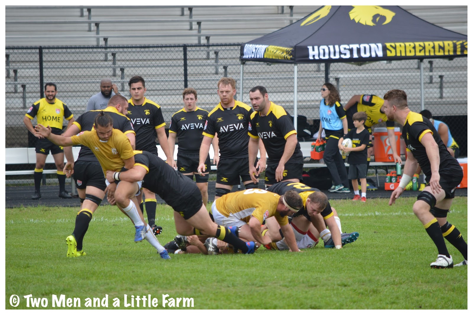 Two Men and a Little Farm: HOUSTON SABERCATS RUGBY HAS ARRIVED