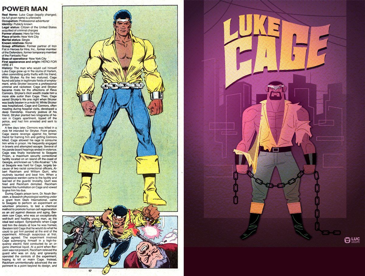 The Official Handbook to the Marvel Universe - REDUX Edition: POWER MAN ...