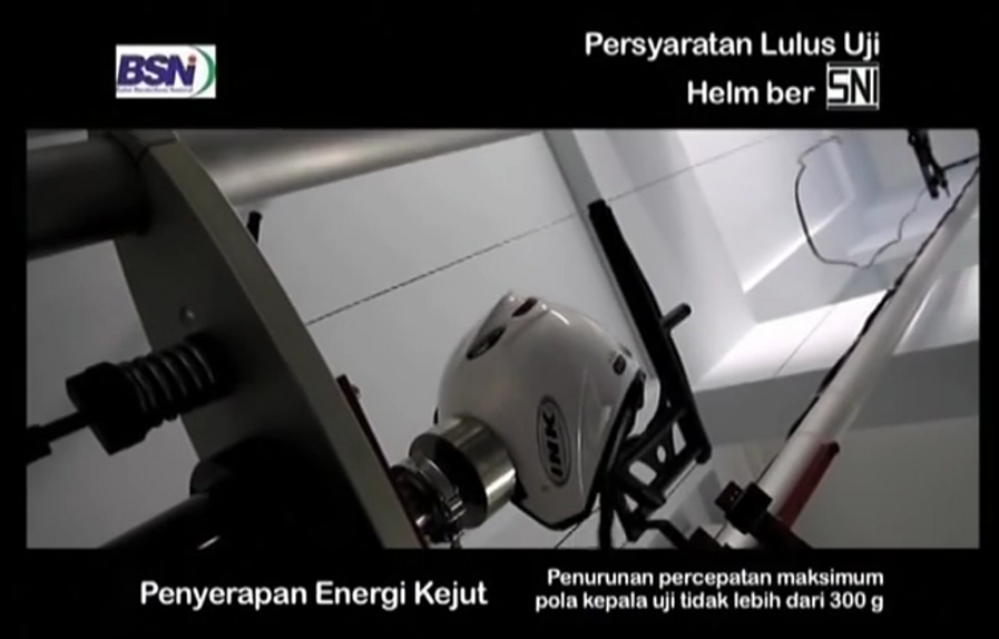 Wajib Tahu, Iniloh 9 Tahap Pengujian Helm SNI yg Dilakukan BSN [VIDEO]