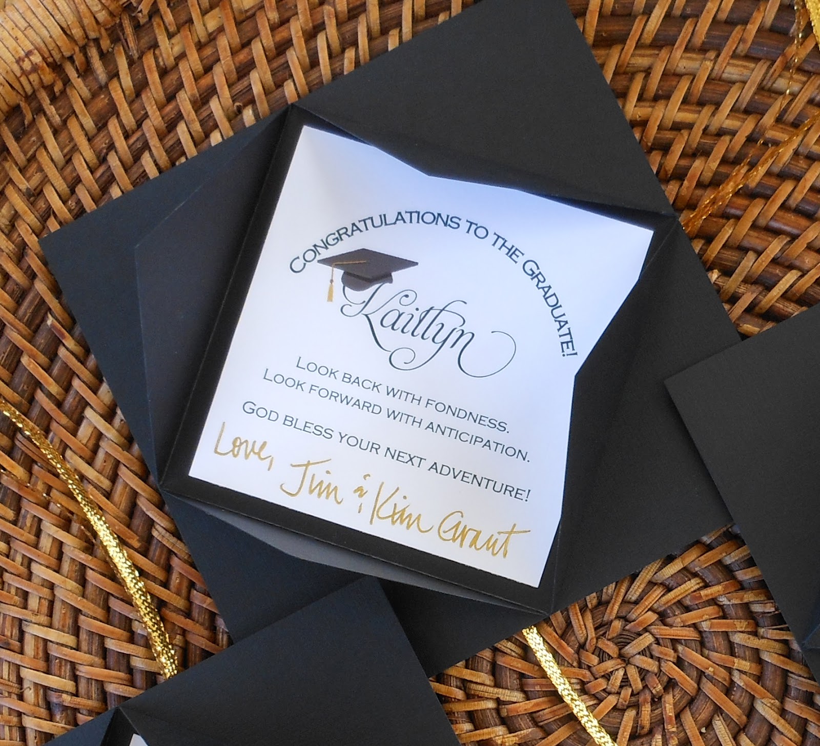kim grant, ink & such: Graduation Cap Cards