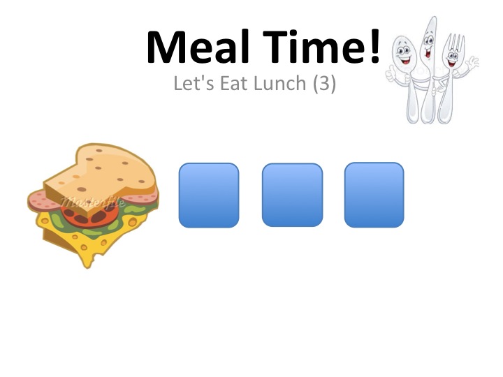 Speech & Language Pathology Mommy: Visuals To Assist With Meals: Lunch