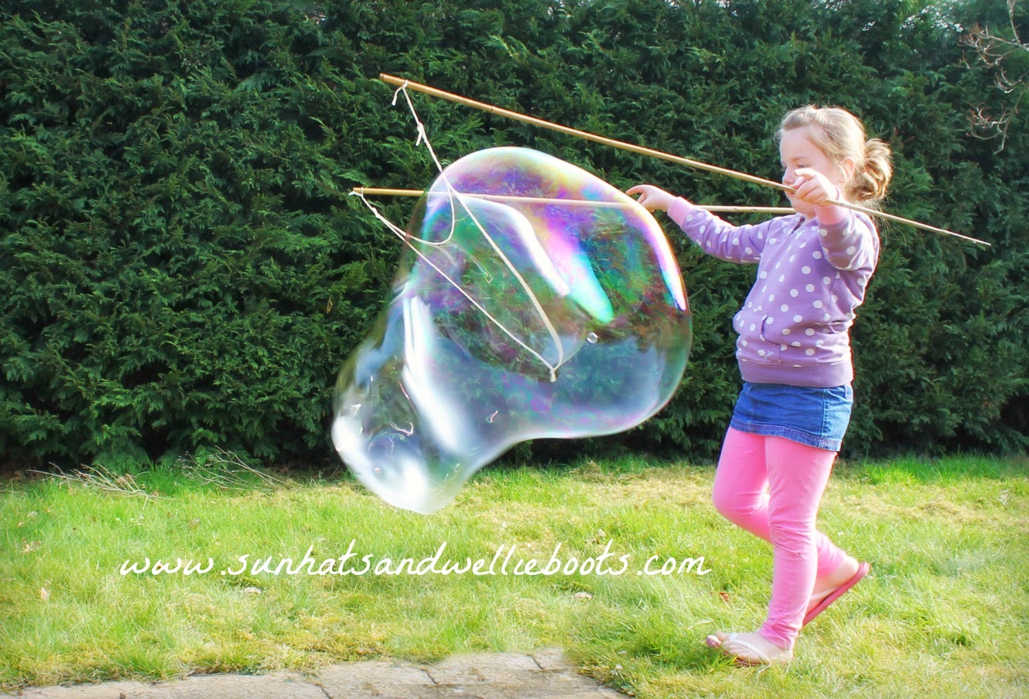 Sun Hats & Wellie Boots: How to make Giant Bubbles with a Homemade ...