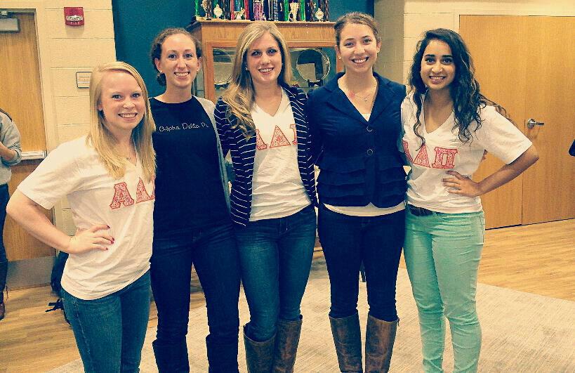 The Ladies of Oak Lane: Alpha Delta Pi welcomes new sisters