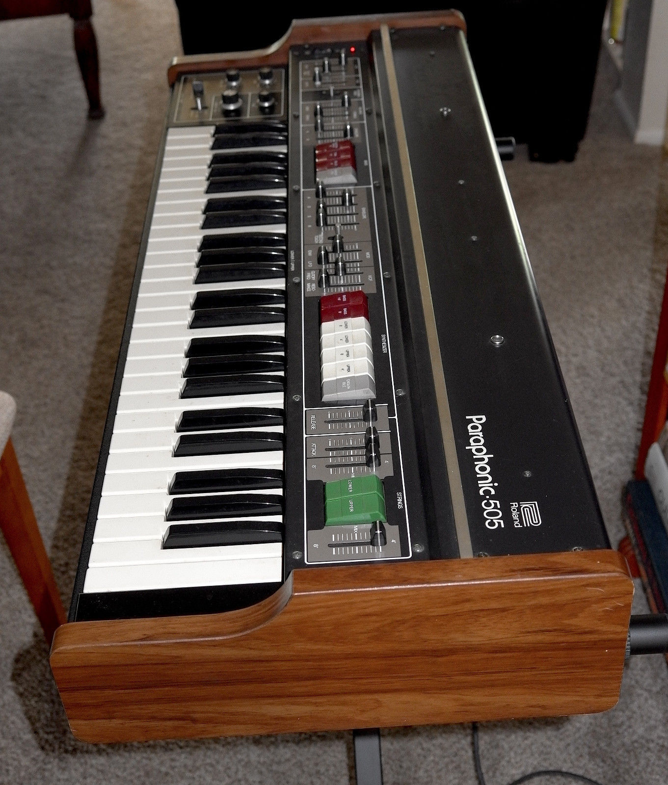 MATRIXSYNTH: ROLAND RS505 PARAPHONIC String Synthesizer SN 841469