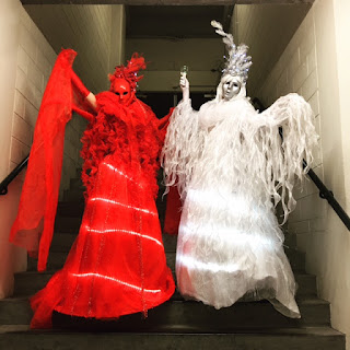 Sydney Bodyartist Bodypainter: Snow Queen Human Statues