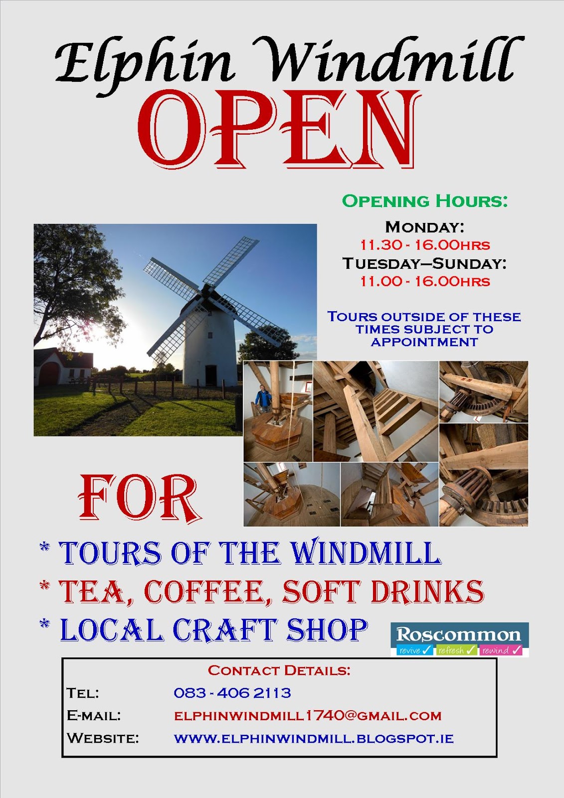 Elphin Windmill: Elphin Windmill Open For Tours & Refreshments