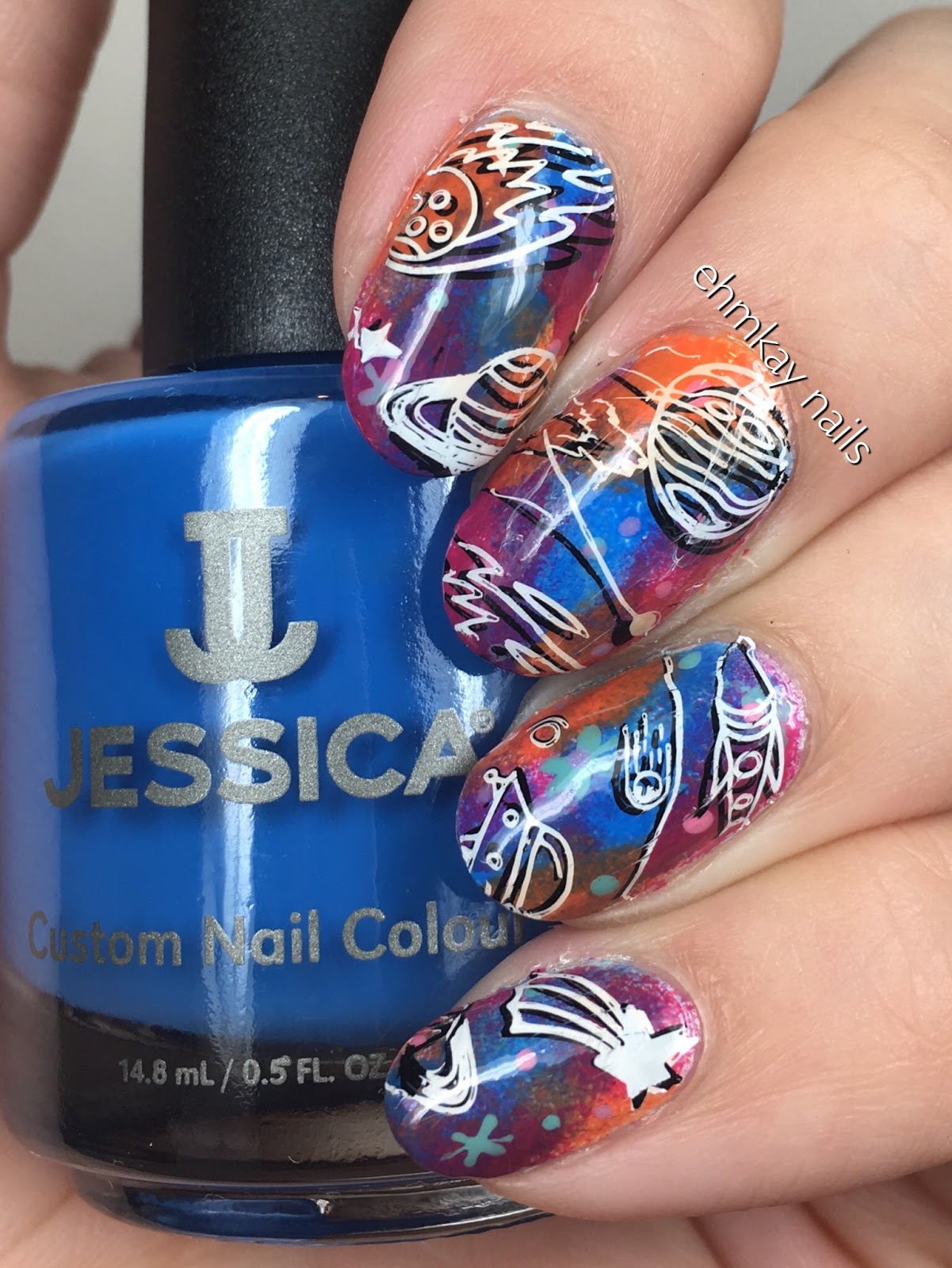 ehmkay nails: Jessica Cosmetic Gypsy Spirit Galaxy Nails with Born ...
