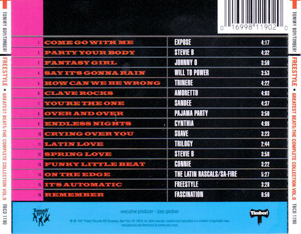 .: Freestyle Greatest Beats The Complete Collection Vol. 9