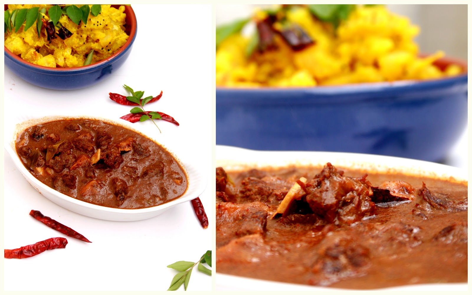 Sketches: My Days and clicks.: Thattukada Beef Curry and Kappa Veyvichathu