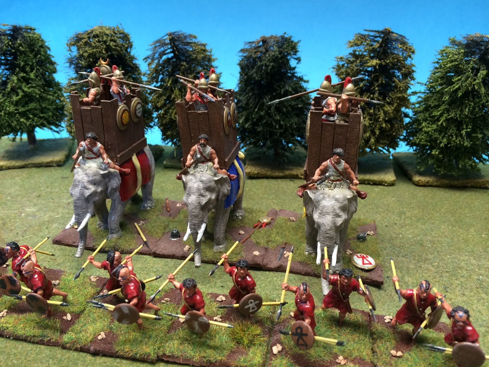 Cirencester wargames: Punic Libyan Javelinmen (28mm Victrix) & Punic ...
