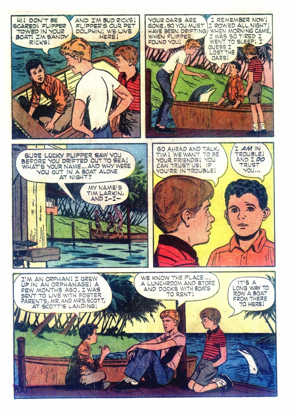 Saved From The Paper Drive: Comic Book Short Story~ Flipper in "The ...