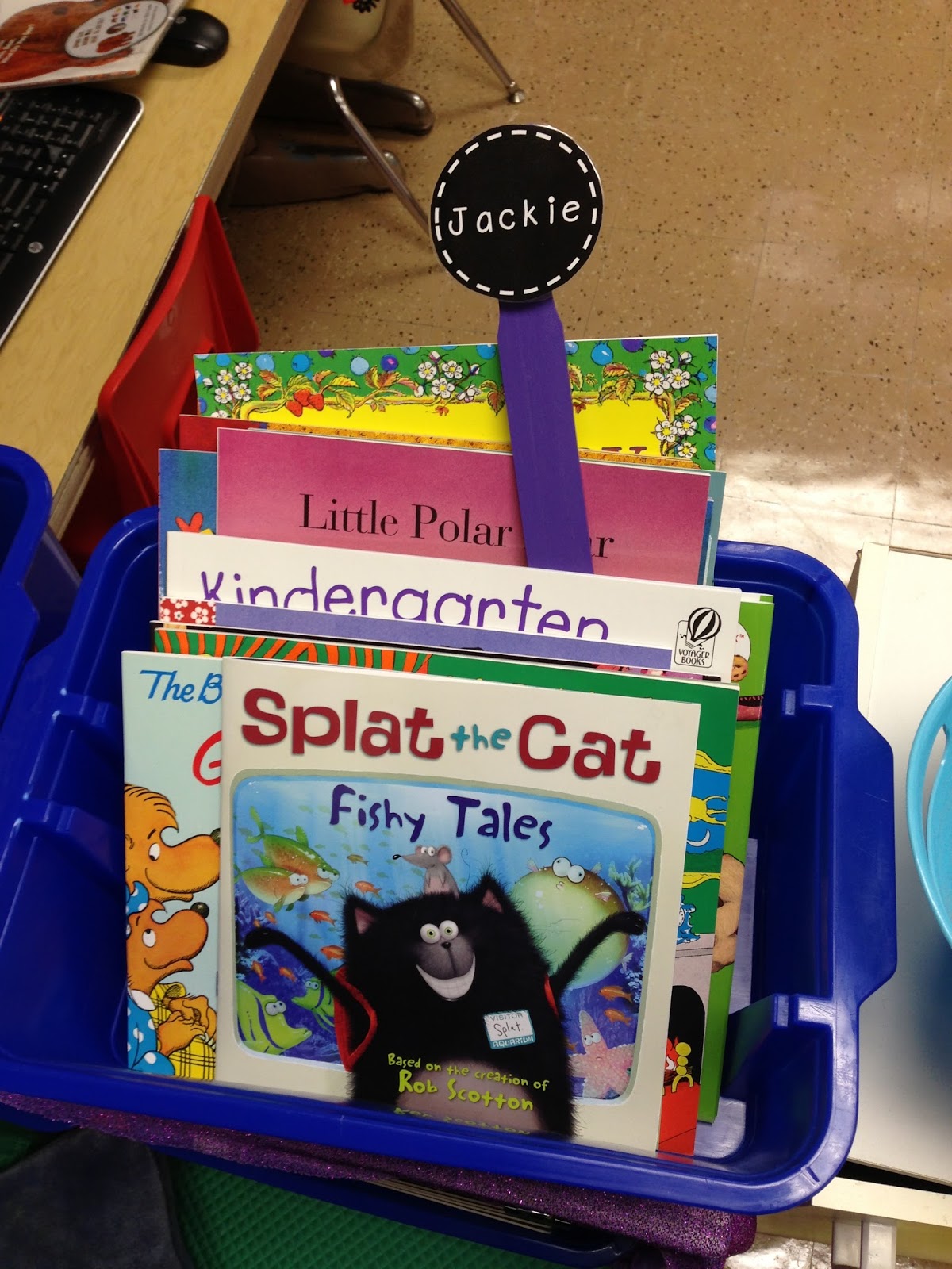 Classroom Library Sticks - Be Organized - A Spoonful of Learning