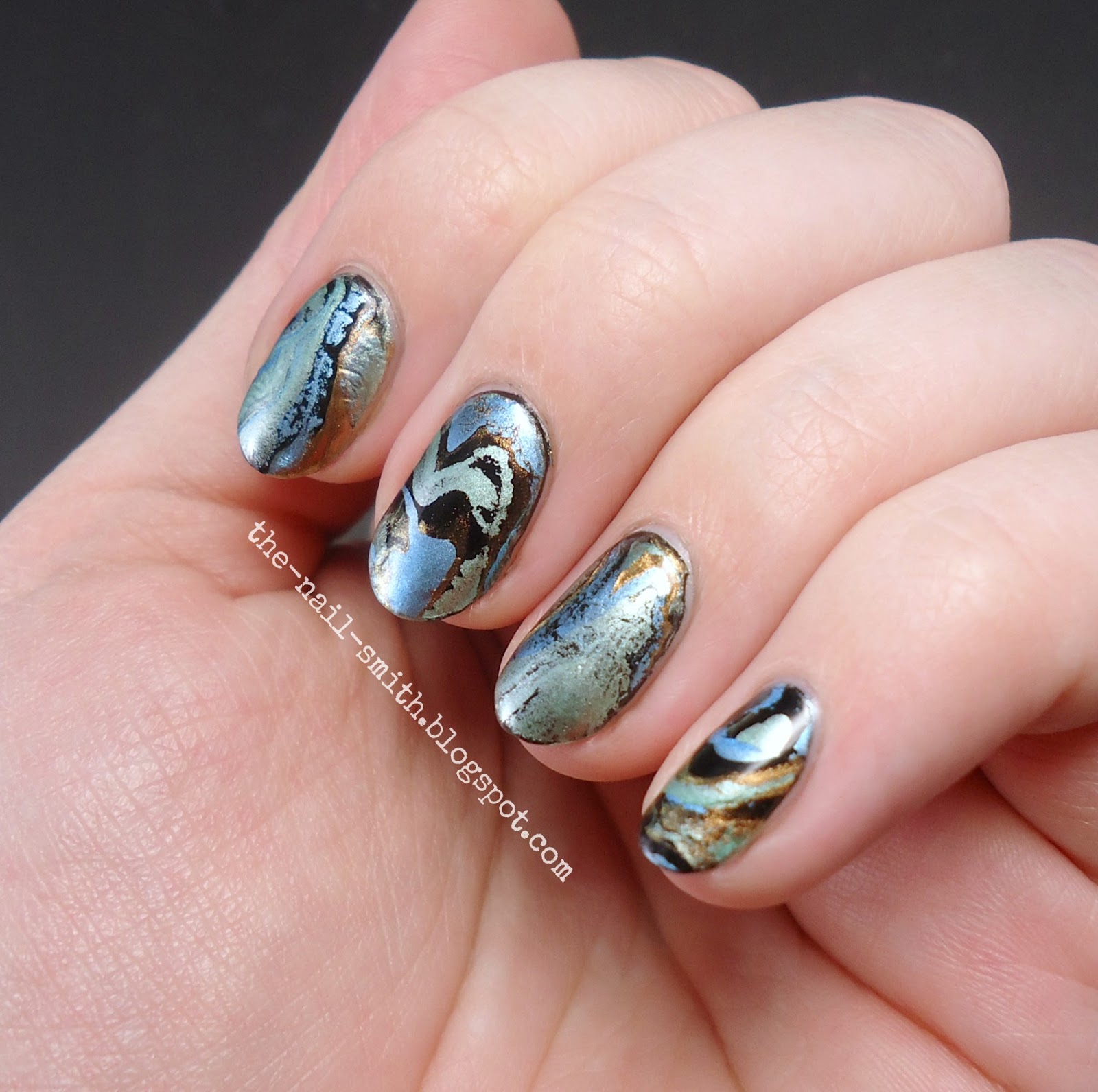 The Nail Smith: Abstract Abalone Nails
