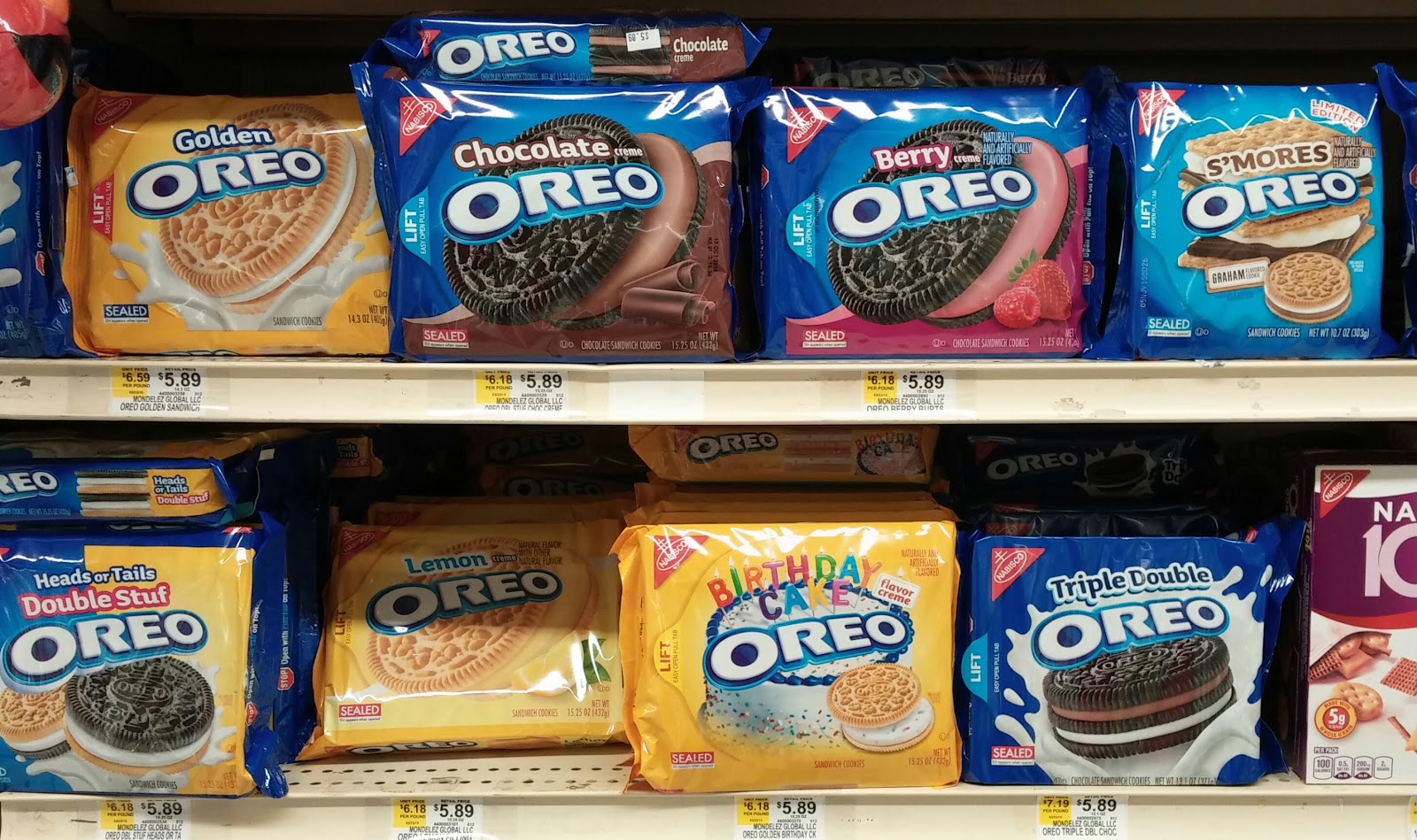 double stuff oreo calories