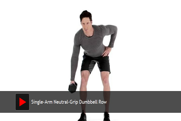 Single Arm Neutral Grip Dumbbell Row - Stylish Body