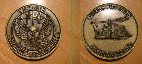 THE USAF RESCUE COLLECTION: USAF 551st SOS Challenge Coin