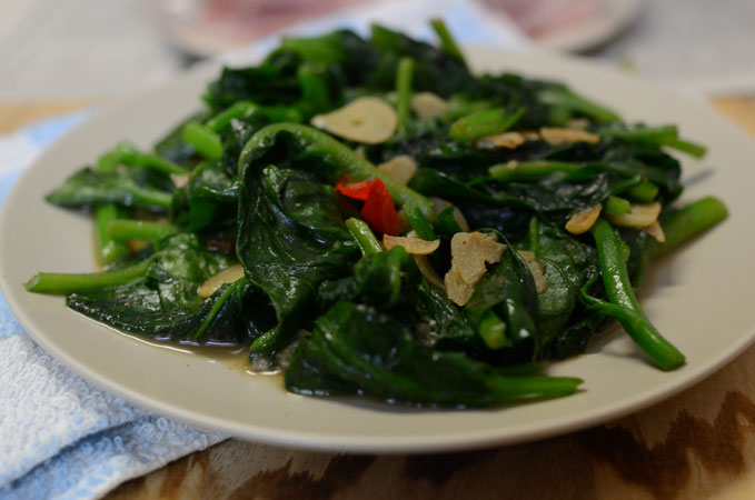 Elinluv's Tidbits Corner: Stir Fry Homegrown ' Di Huang Miao' With ...