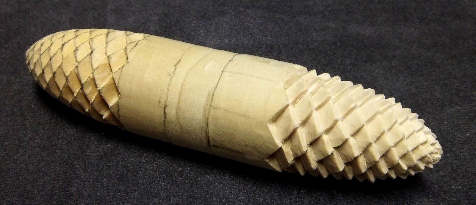 North Idaho Carver: Carving a Pine Cone