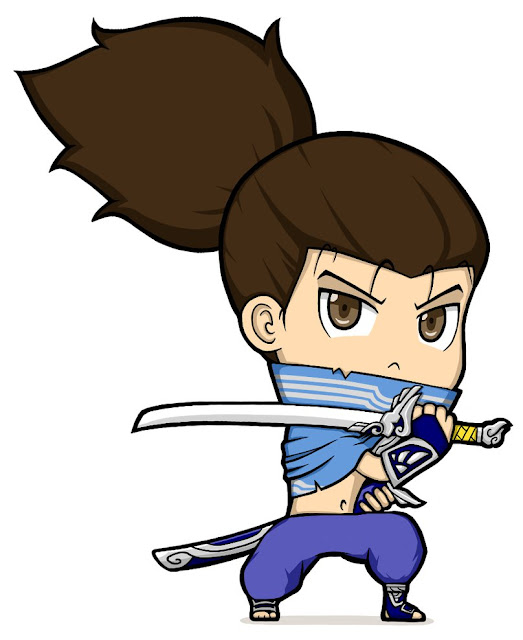 Hình ảnh tướng yasuo lol chibi dễ thương đẹp nhất