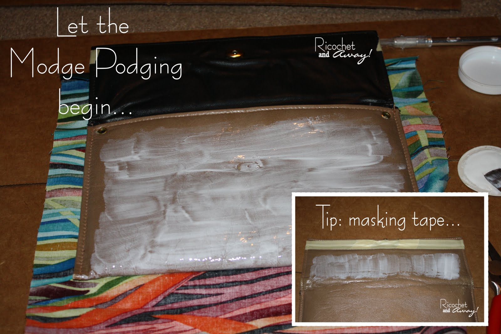 Ricochet and Away!: Another Modge Podge Upcycle