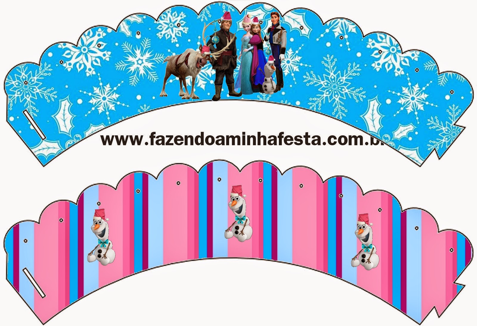 Frozen in Christmas: Free Party Printables. - Oh My Fiesta! in english