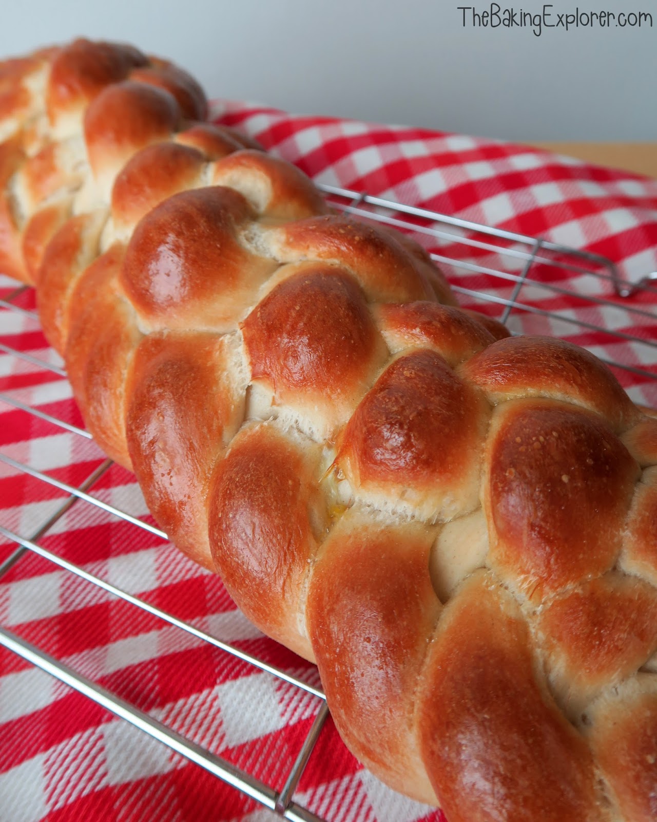 Eight Strand Plaited Loaf - The Baking Explorer