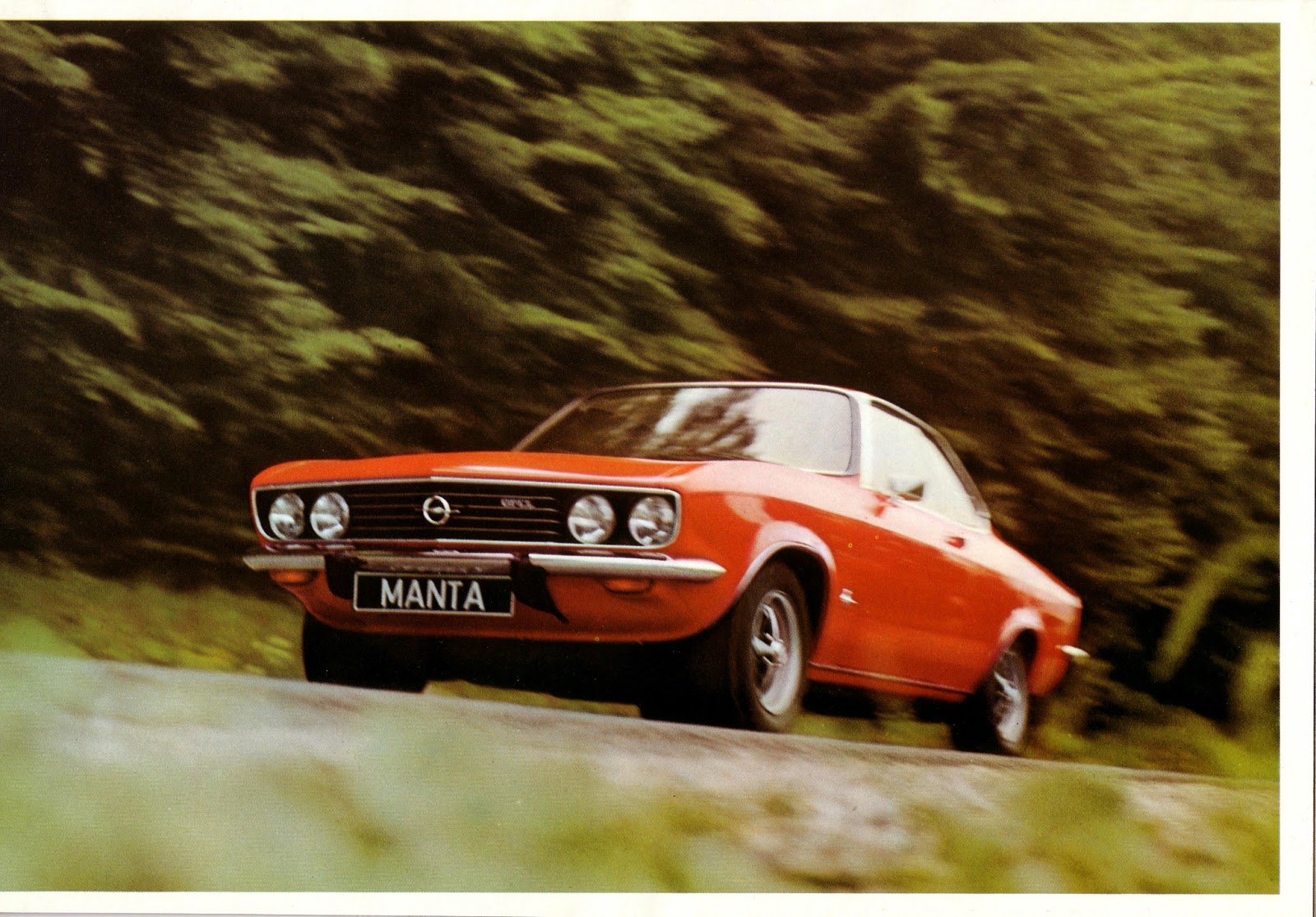 Sold - Opel Manta A series Sales Brochure - £18 | Classic Opel Spares