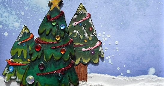 Jolly Happy Christmas Tree Magnet