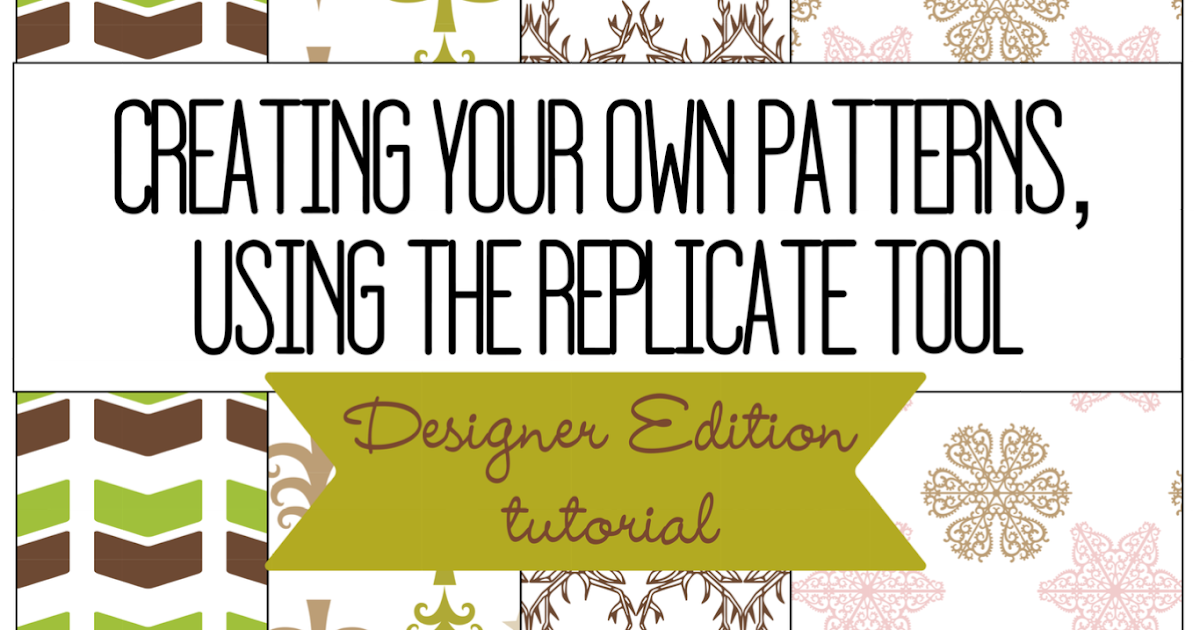 Silhouette UK: Turn any shape into patterns using the Replicate tool ...