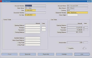 Oracle Applications: Oracle R12 Cash Management