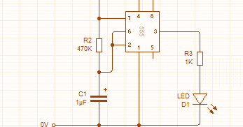 Circuits Collection: 555 IC Flashing LED