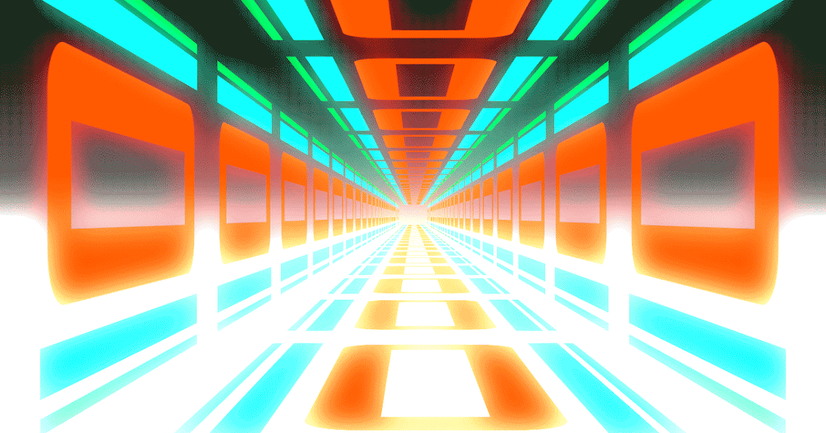 Retro Infinite Tunnel Loop/ 四方連續動態背景