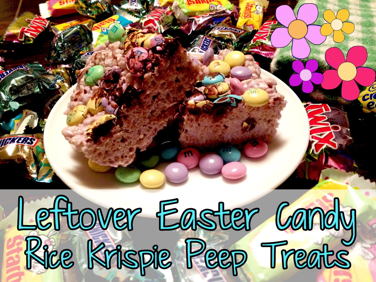 QuarDecor: Leftover Easter Candy: Rice Krispie Peep Treats