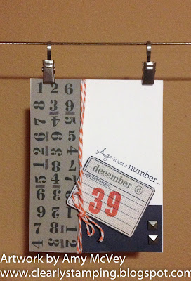 Clearly Stamping: November Stamp of the Month: Capture the Date