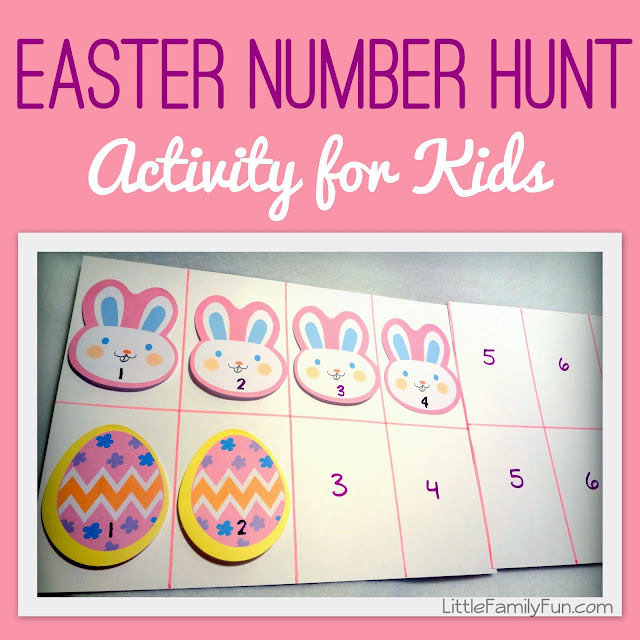 Little Family Fun: Easter Number Hunt
