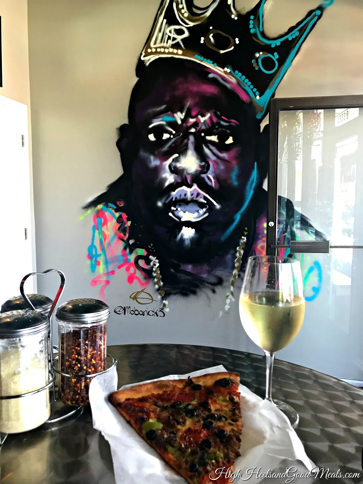 Biggie Biggie, Gimme One More...Slice - High Heels & Good Meals
