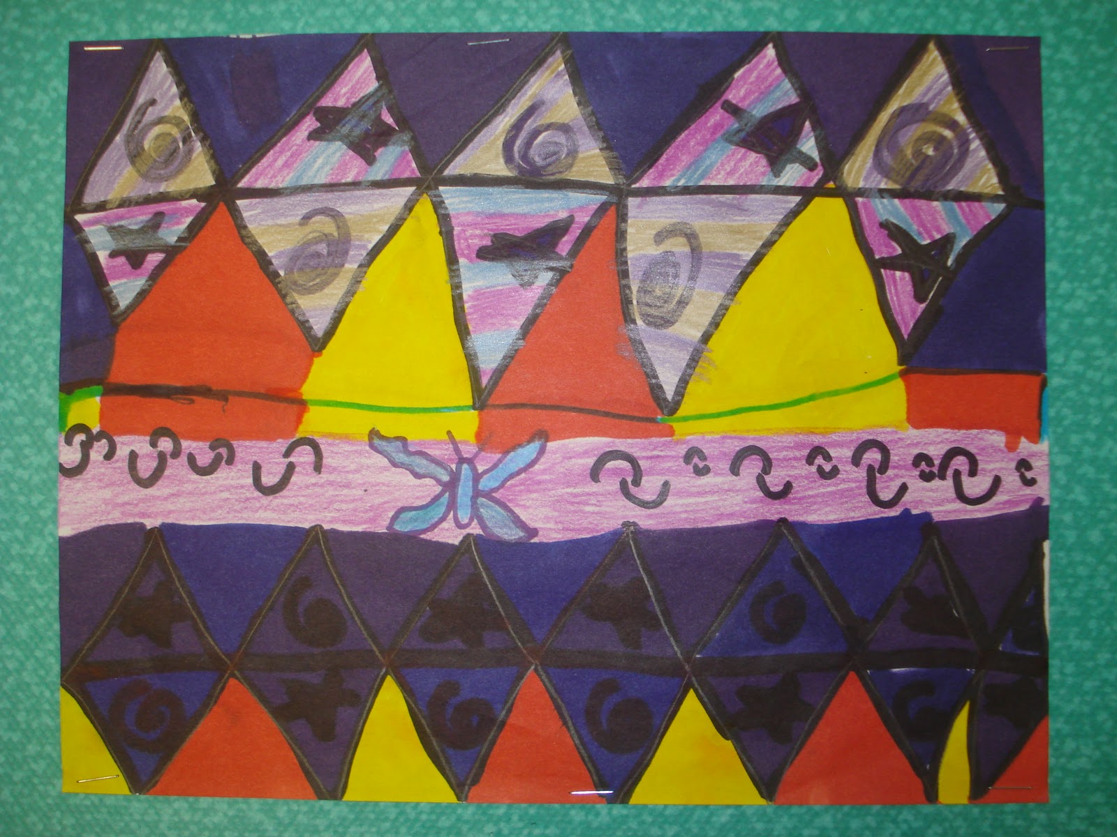 Andrea Ferrari Studio Art 2011: Second Grade Abstract Drawing