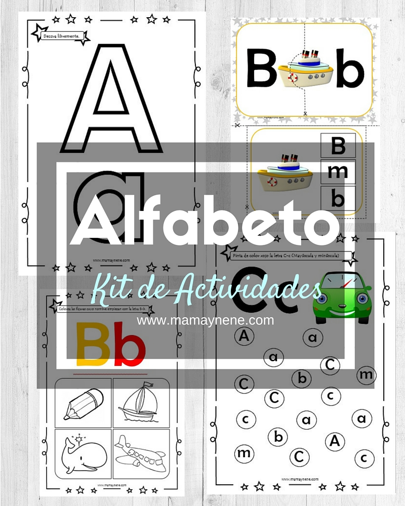Alfabeto para niños: Kit de Actividades | Mamá y nené - Maternidad y ...