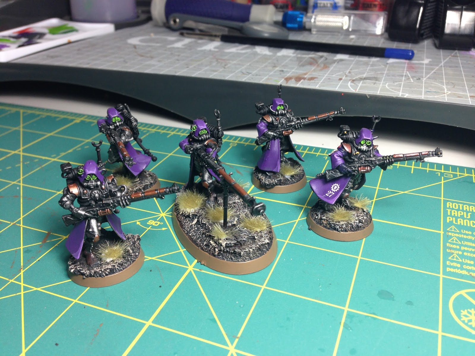 Kris Wall Minis: Project #7 - 40k AdMech Skitarii Rangers - Complete