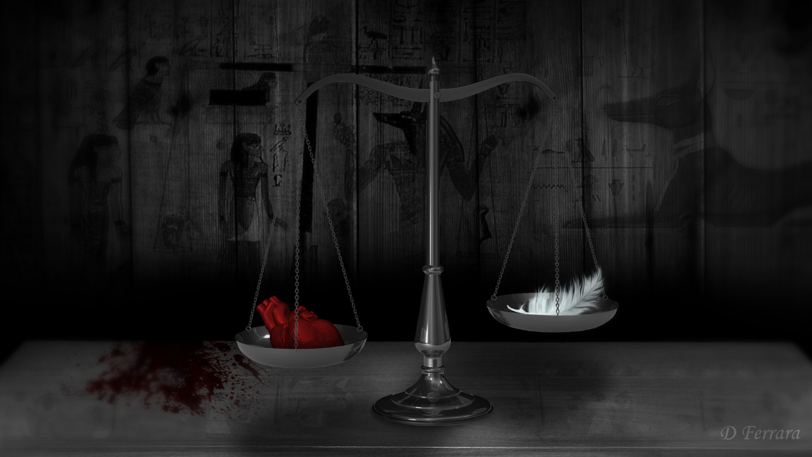 d1v4d: Anubis' Scale (Photoshop work)