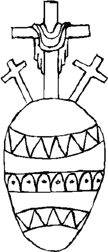Jocuri pentru copii mari şi mici: Planşe de colorat de Paşti