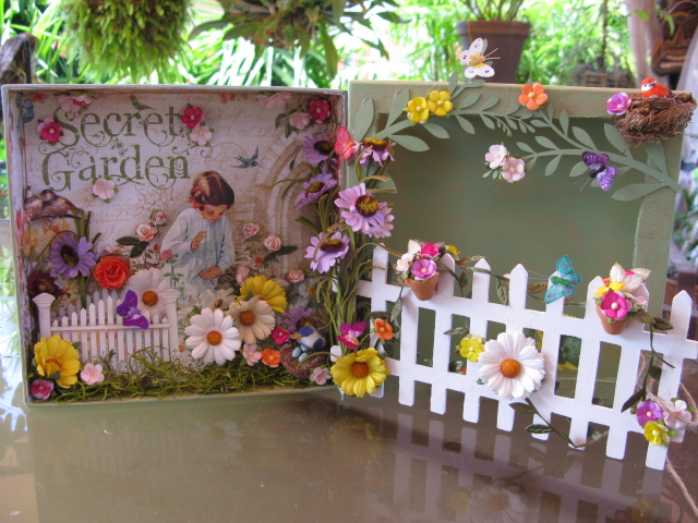 Martica Designs: My Secret Garden Shadow Box