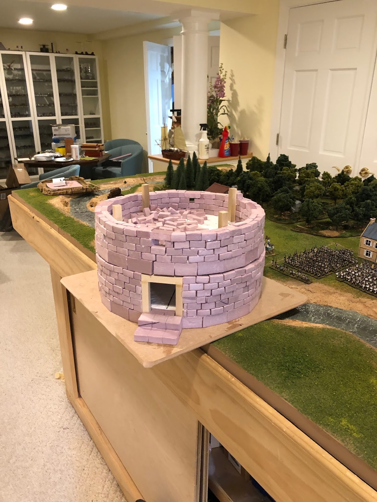 Lair of the Uber Geek: Wizards Tower, Part One "Lets make foam bricks ...