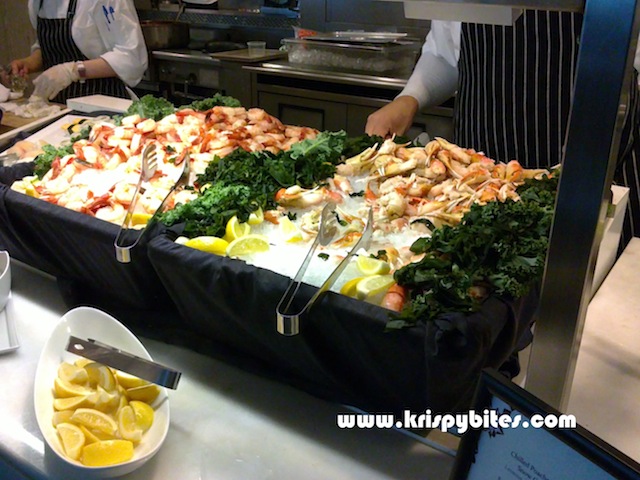 Fairmont Pacific Rim: Oru - Seafood Buffet - Krispy Bites