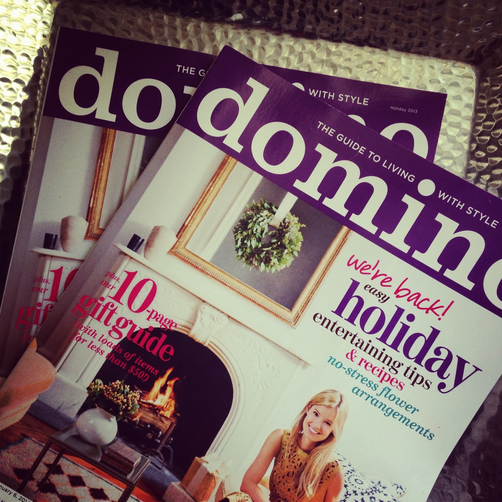 Domino Magazine is back & A Holiday Issue Giveaway | Kaizen Fashion Project