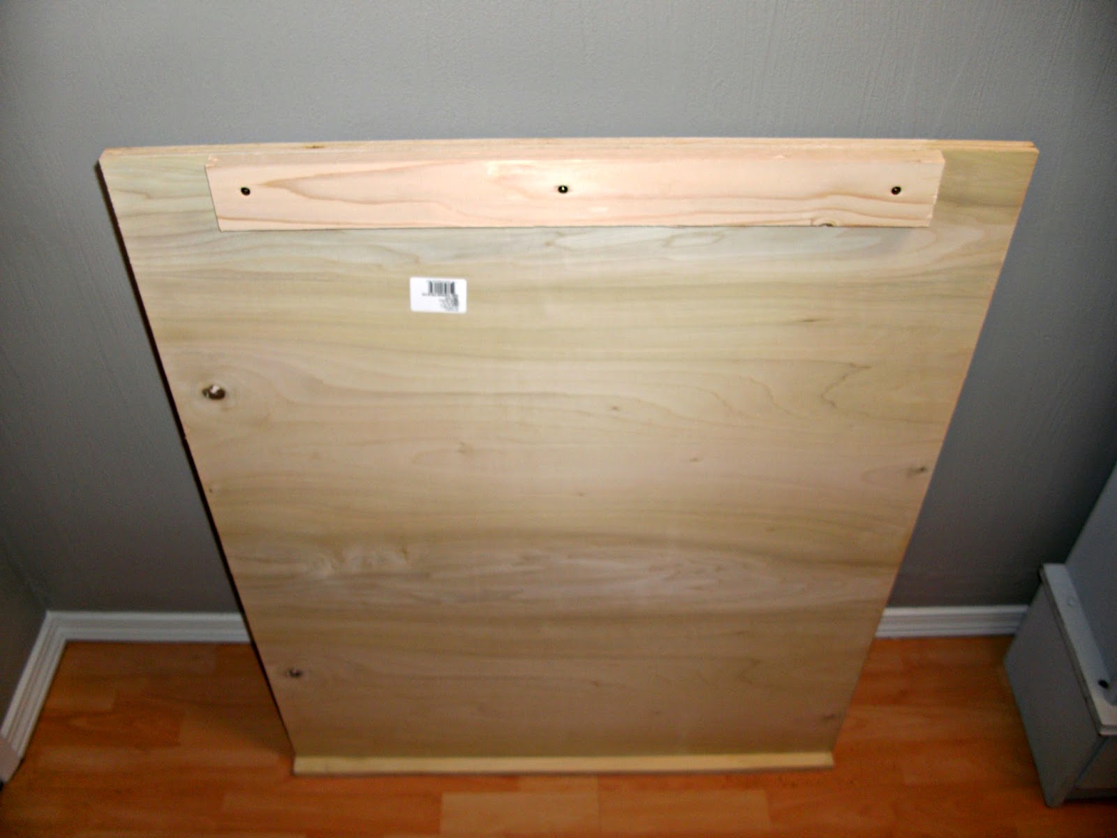 Laundry Room Redo - DIY Laundry Folding Table - Little Vintage Cottage