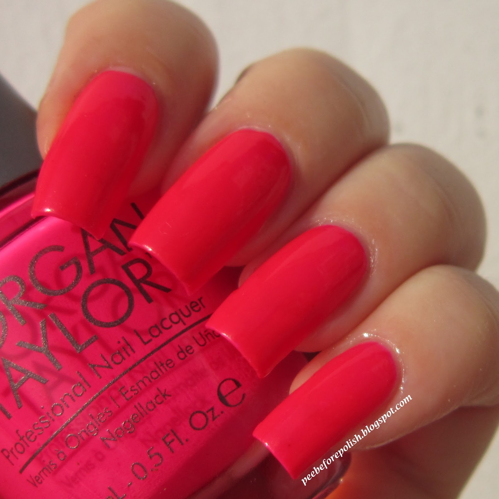 Pee Before Polish: Morgan Taylor Pop-arazzi Rose