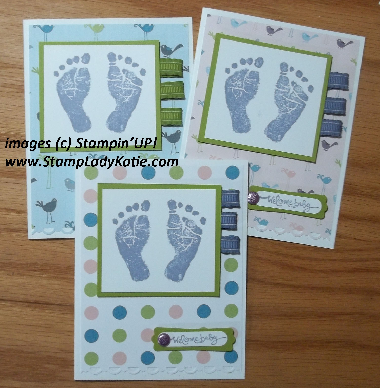 StampLadyKatie.com: Baby Prints from the New Occasions Mini