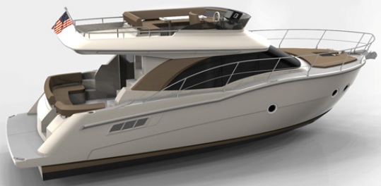 PowerYacht Mag Global Informative Motor Yacht Page: Project: Carver 34 Fly